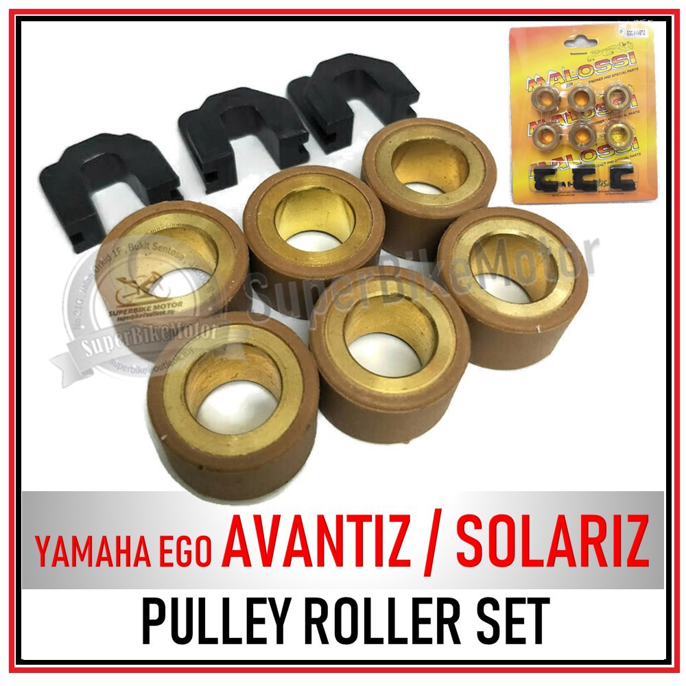 YAMAHA EGO AVANTIZ / SOLARIZ - MALOSSI Front Pulley Roller Set | Shopee Malaysia