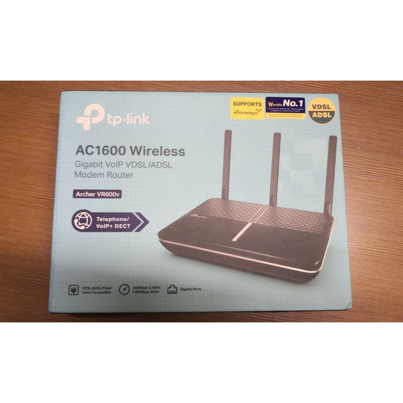 TP-LINK ARCHER VR600V AC1600 WIRELESS GIGABIT VDSL/ADSL | Shopee Malaysia
