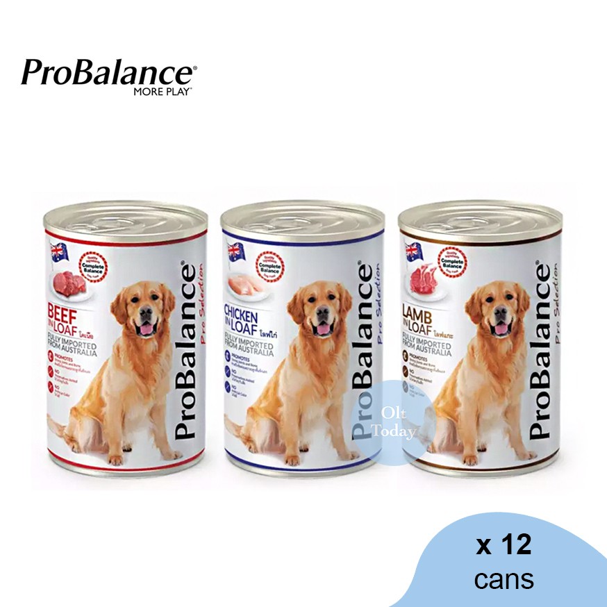 ProBalance 700g Loaf Series Pro Selection Adult Canned Wet Dog Food x 12 cans - Beef / Chicken ...