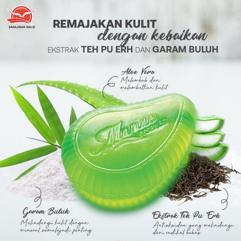 Sabun Garam Buluh (Marine Essence Beauty Bar) | Shopee Malaysia