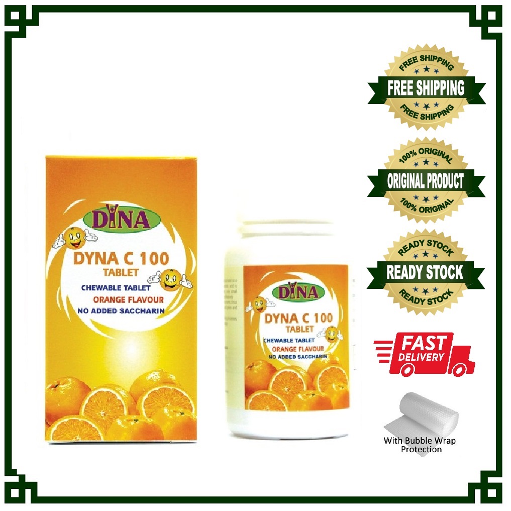 [DIAMOND INTEREST] DYNA VITAMIN C 100 TABLET 维他命C100 150’s | Shopee ...