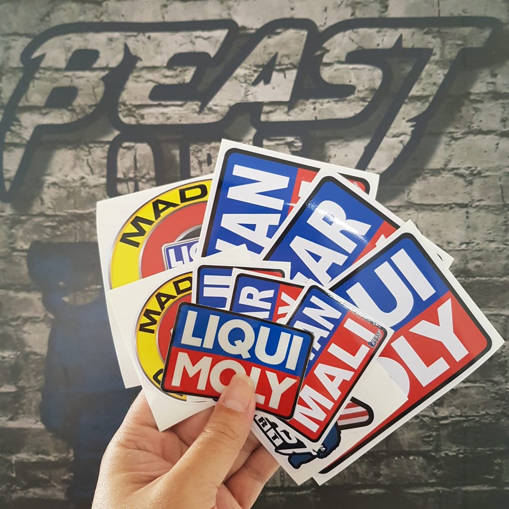 LIQUI MOLY / STICKER LIQUI MOLY / LIQUI MOLY REFLECITVE / STICKER BEAST ...