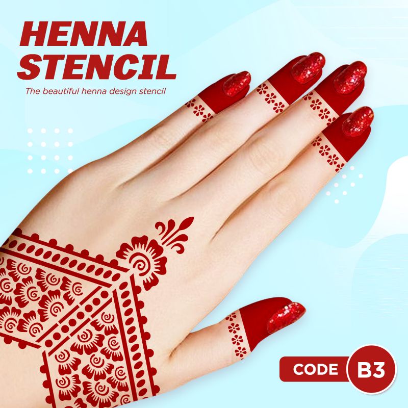 Sticker Inai Fullhand Lengkap Sesuai untuk Pengantin | Shopee Malaysia