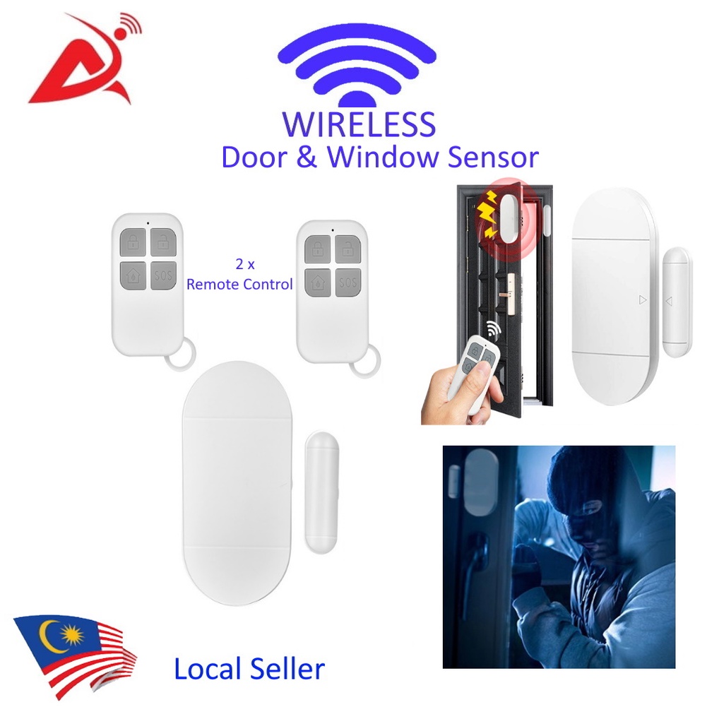 Door Window Entry Alarm Wireless Door Sensor Alarm Host Burglar ...