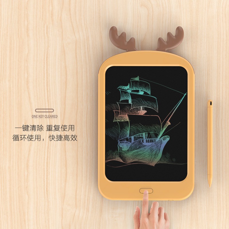 ↂ♞ Children’s electronic drawing board can wipe handwritten LCD display ...