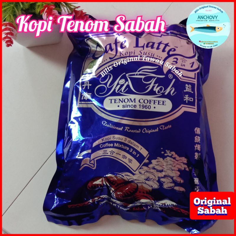 Kopi Tenom Yit Foh ORIGINAL SABAH (Cafe Latte 3in1) | Shopee Malaysia