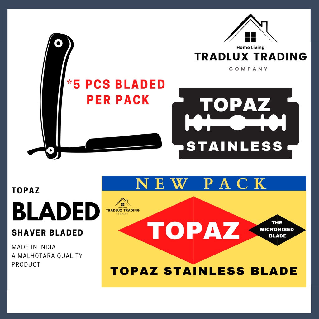Topaz Blade /Topaz 5's PER PACK | Shopee Malaysia
