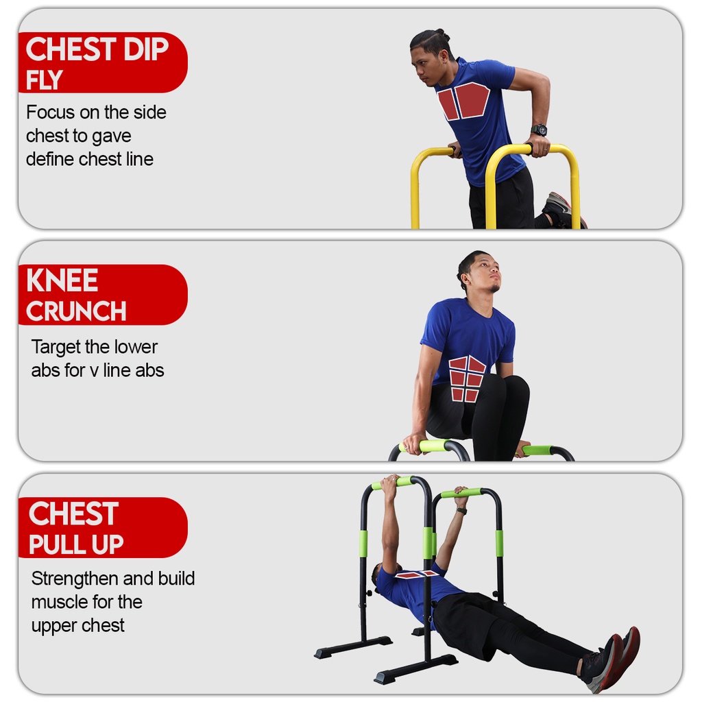 Vigor Fitness Crossfit Dip Parallel Bar | Shopee Malaysia