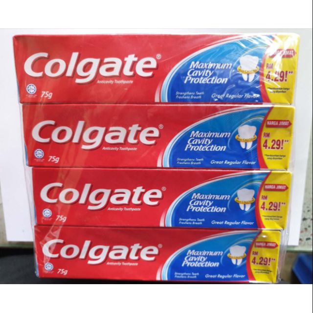 Colgate Maximum Cavity Protection Great Regular Flavour Anticavity ...