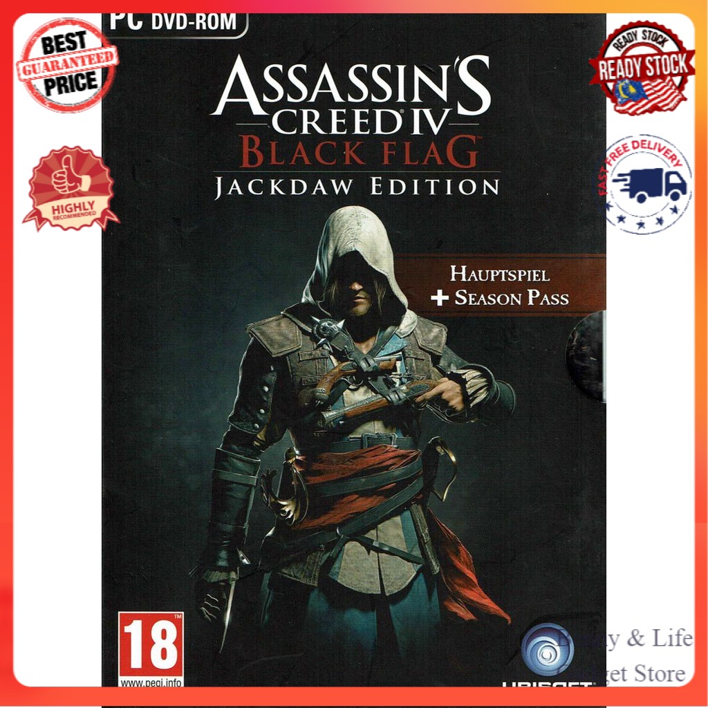 Assassin's Creed IV / 4 Black Flag Jackdaw Edition Offline with DVD ...