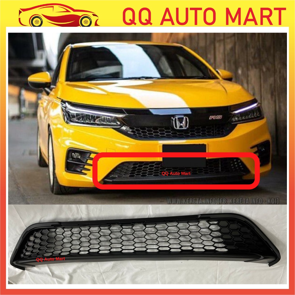 Honda City 2020-2022 GN2 / City HatchBack 2022 Rs Lower Grill / Lower Honeycomb | Shopee Malaysia