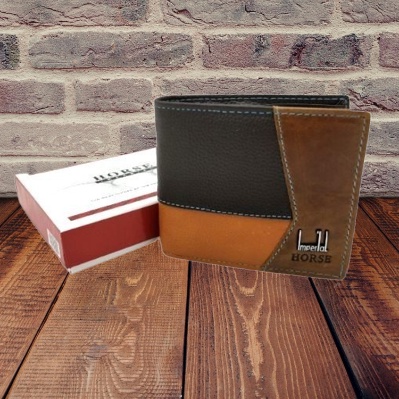 Original Imperial Horse Wallet Genuine Leather Short Bi-Fold Dompet Beg ...