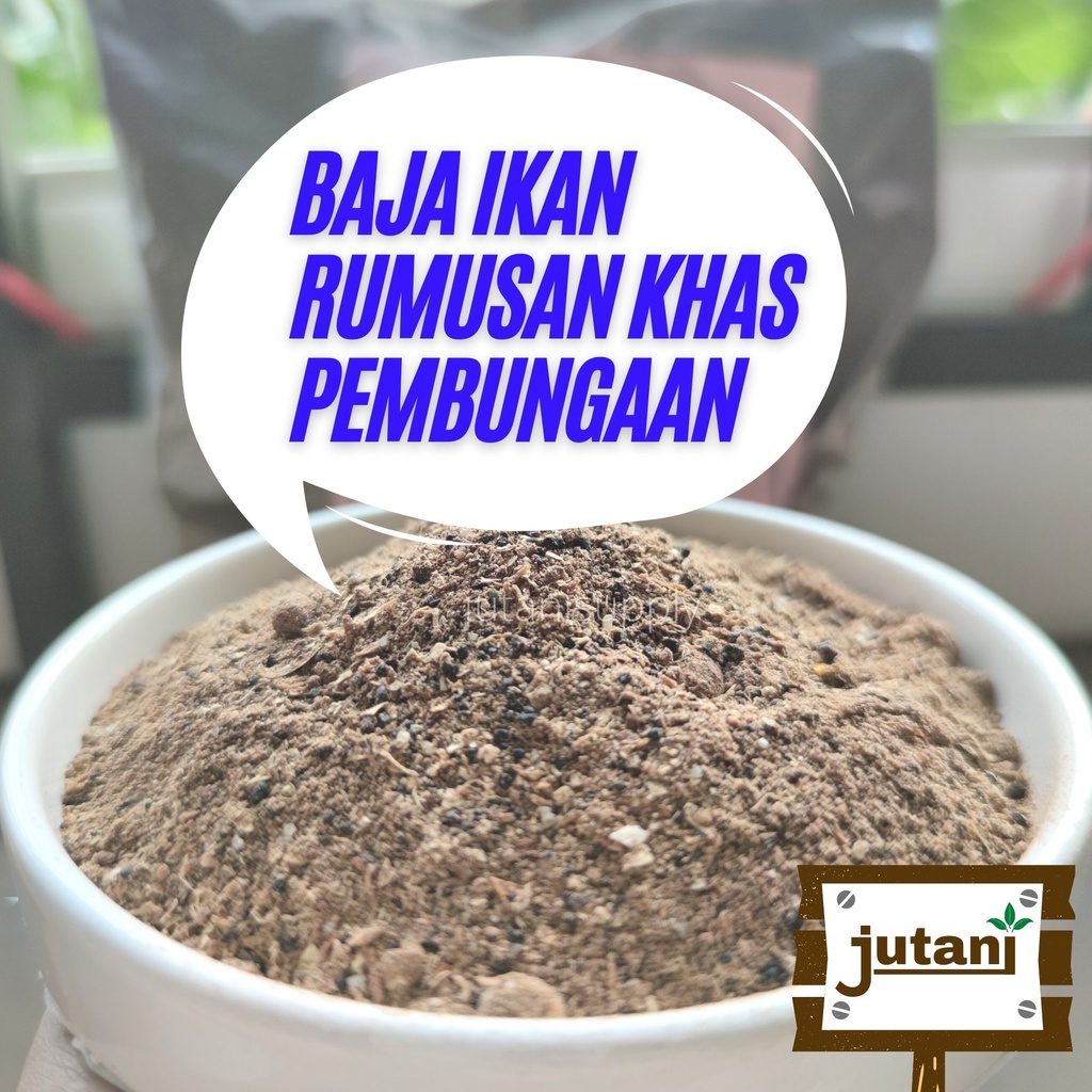 1kg - Baja Ikan Rumusan Khas Pembungaan / Baja Bunga 100% Organik ...