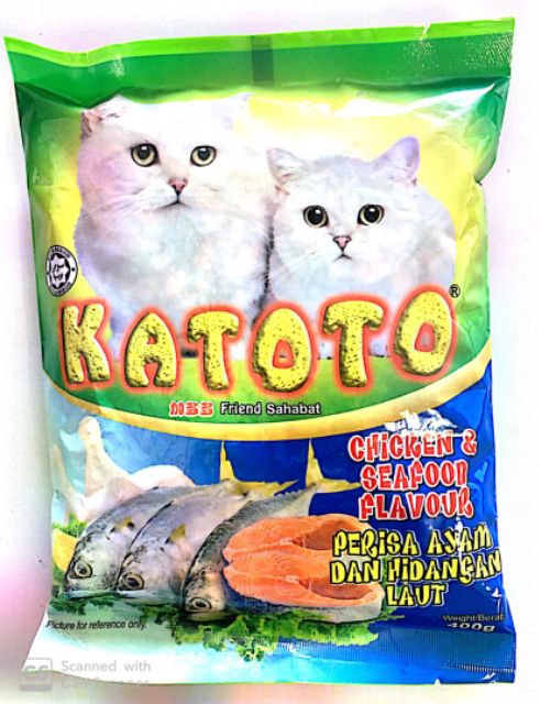 KATOTO DRY CAT FOOD - CHICKEN & SEAFOOD FLAVOUR 400G | Shopee Malaysia