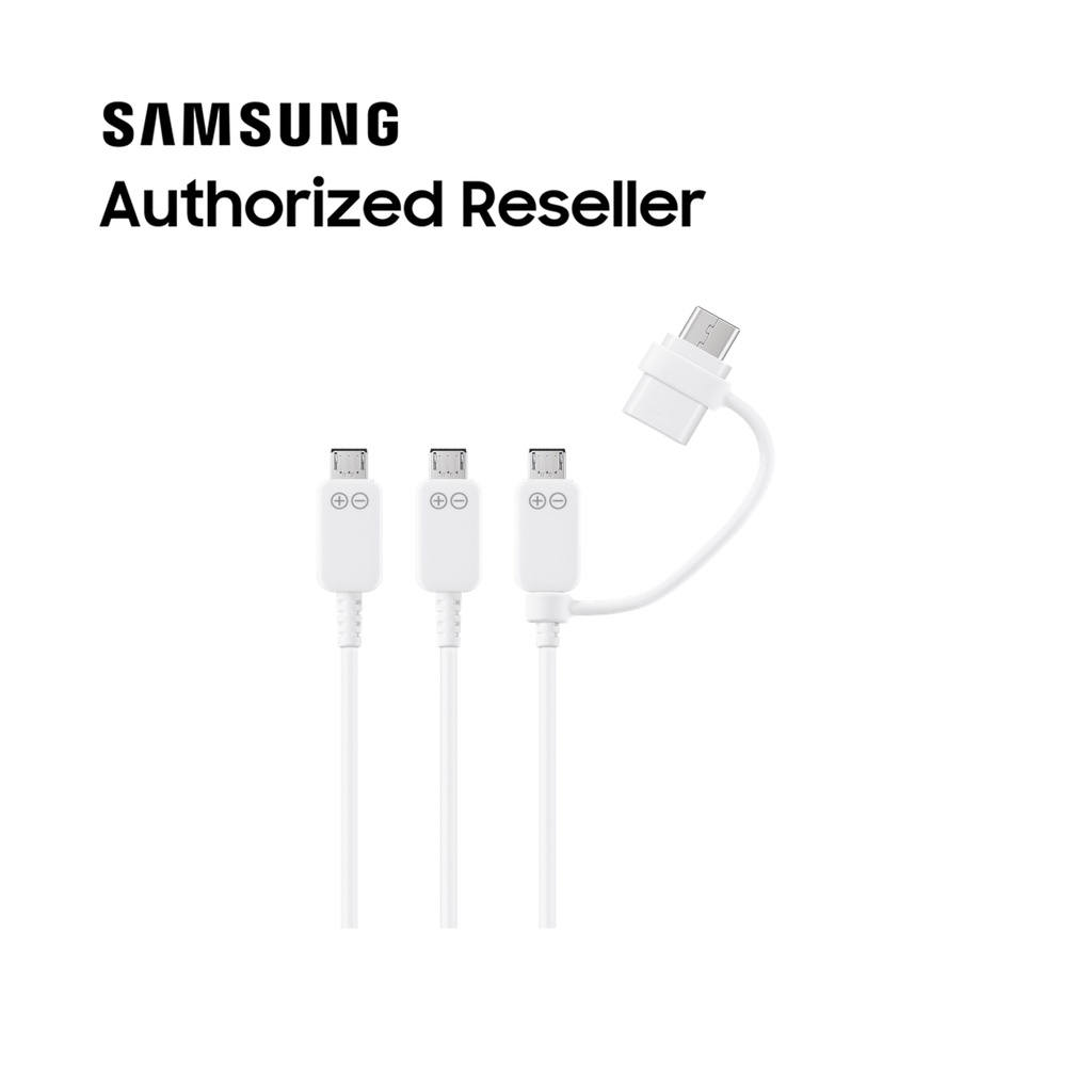 SAMSUNG MULTI CHARGING CABLE (MICRO-USB WITH TYPE-C ADAPTER) | Shopee ...
