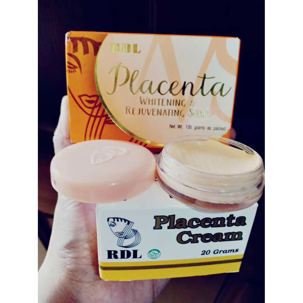 Baby Face Placenta Whitening and Rejuvenating Set 155g. | Shopee Malaysia