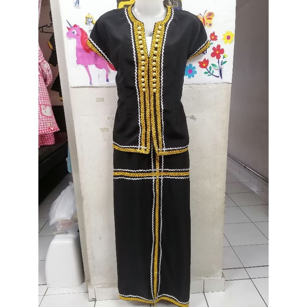 1 set sinuangga /Pakaian tradisional wanita sabah (wanita dewasa ...