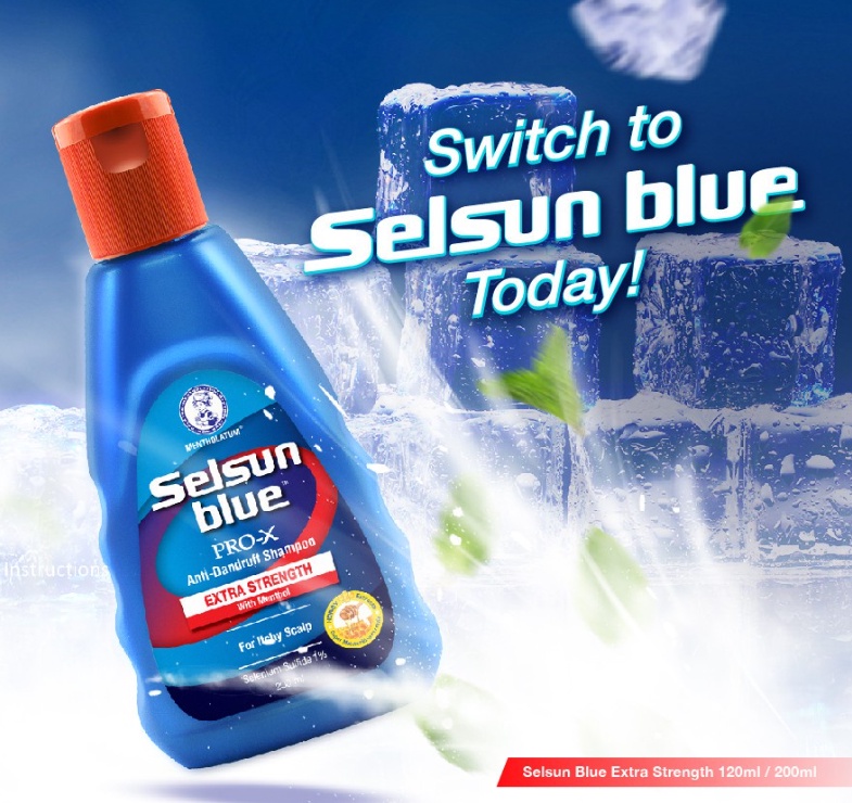 Selsun Blue 120ml & 200ml Anti Dandruff Shampoo 2 in 1 Conditioner ...