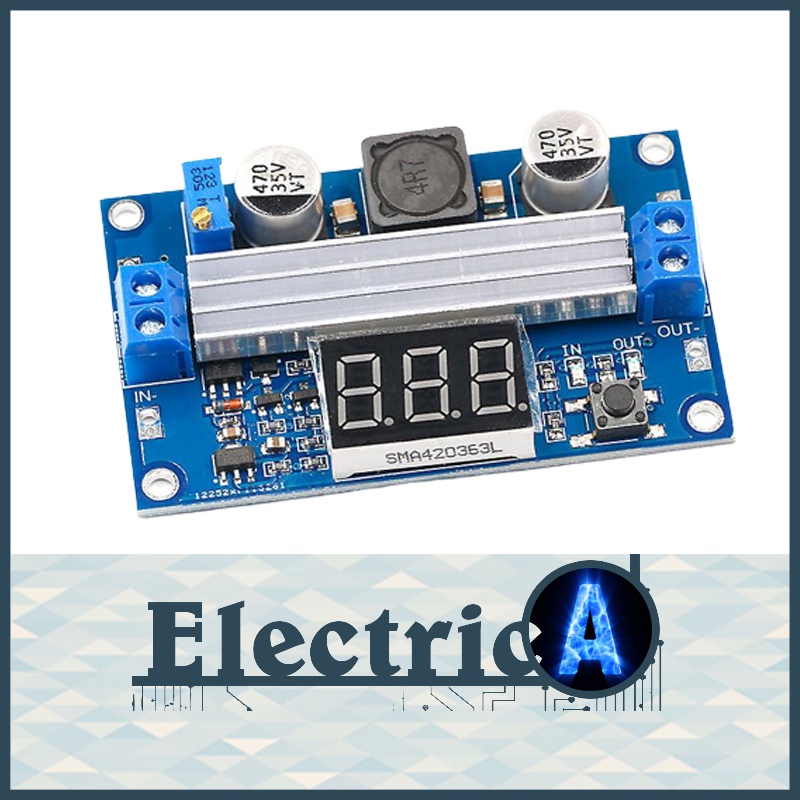 DC-DC Step Up LTC1871, 9A / 65w with Display, LTC 1871 Adjustable ...