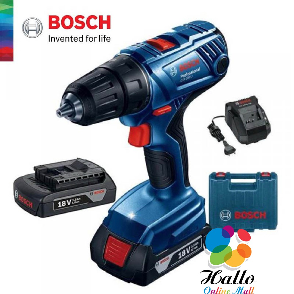 BOSCH Cordless Drill & Driver GSR 180-LI | Shopee Malaysia