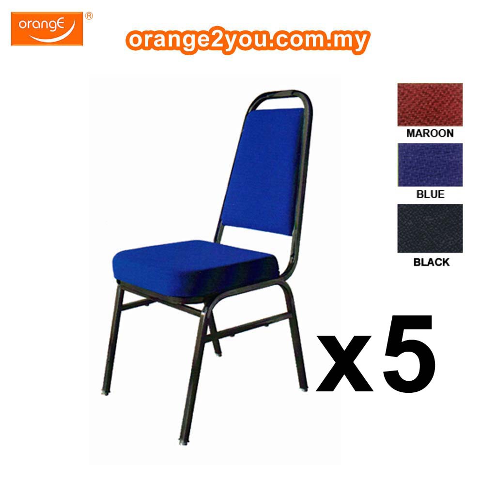 Kerusi Banquet Chair (x5 units) Seminar Room Fabric | Shopee Malaysia