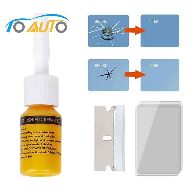 [Ready Stock]Gam Cermin Kereta Retak Windshield Repair Kit Repair ...
