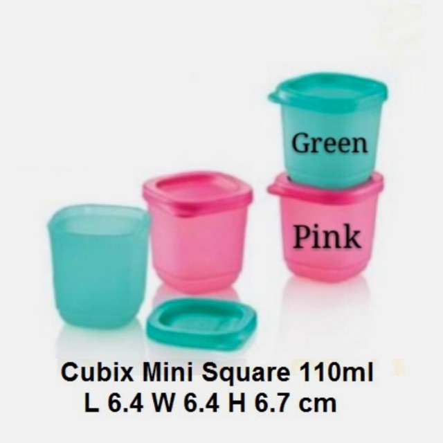 Tupperware Cubix Mini Square | Shopee Malaysia