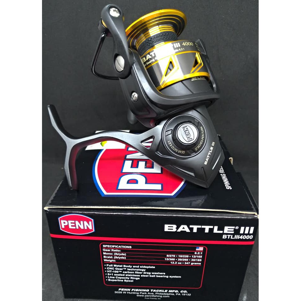 Penn Battle III 4000 Spinning Reel | Shopee Malaysia