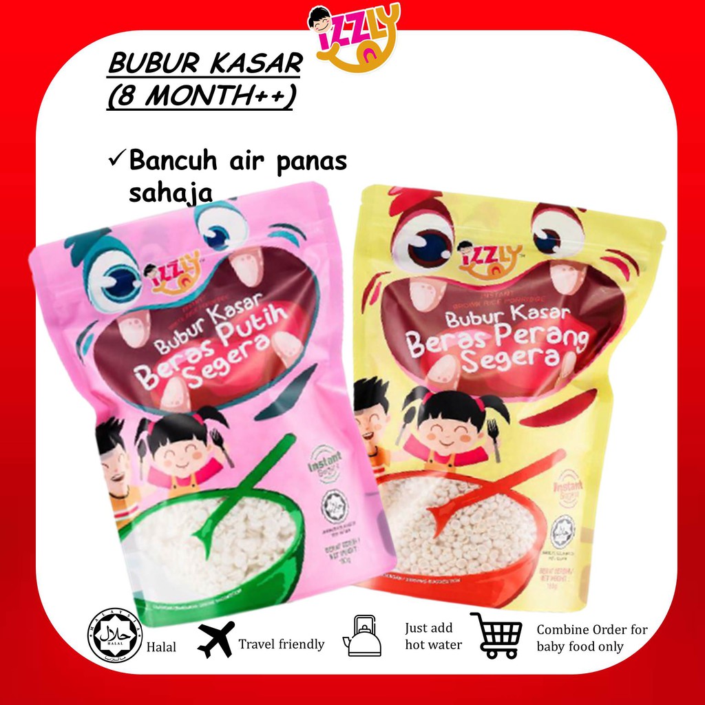 [BUBUR KASAR] Instant Porridge Flakes / Instant Bubur- Izliyah Kitchen ...