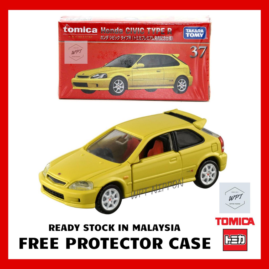 TOMICA PREMIUM 37 HONDA CIVIC TYPE R 1/62 Takara Tomy Diecast Car Toy ...