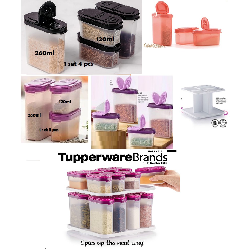 tupperware spice to go set | Shopee Malaysia