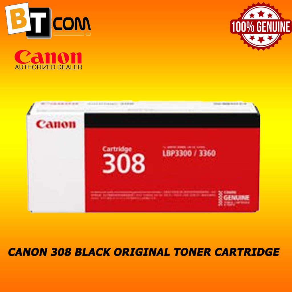 Canon 308 Black Original Toner Cartridge | Shopee Malaysia