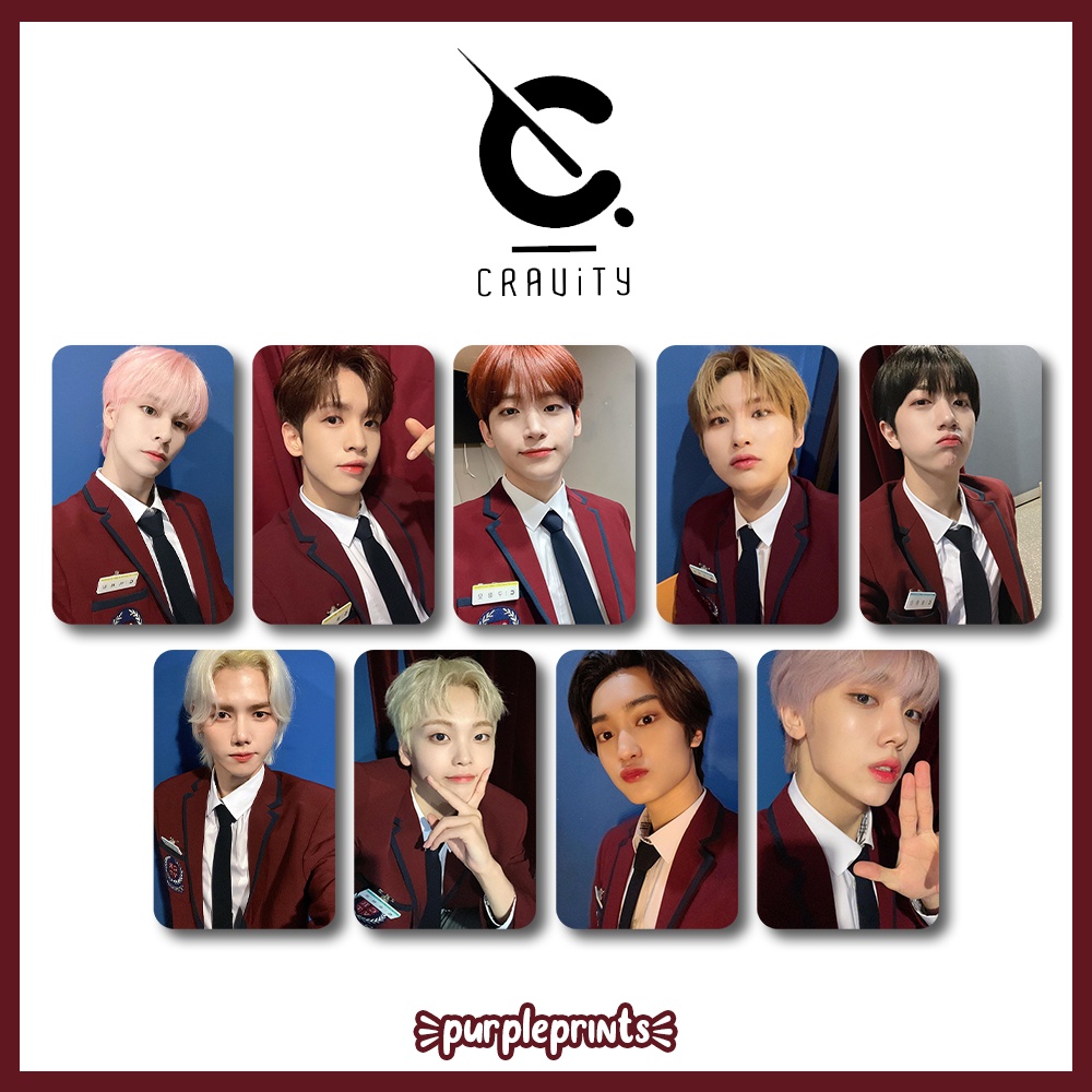 CRAVITY Music Core Selca Unofficial Photocards Fanmade Fankit | Shopee ...