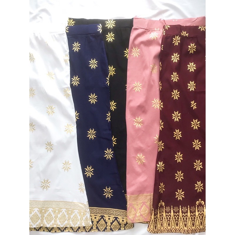 XL/3XL/6XL Kain Songket Mermaid Skirt Stretchable Full Length | Shopee ...