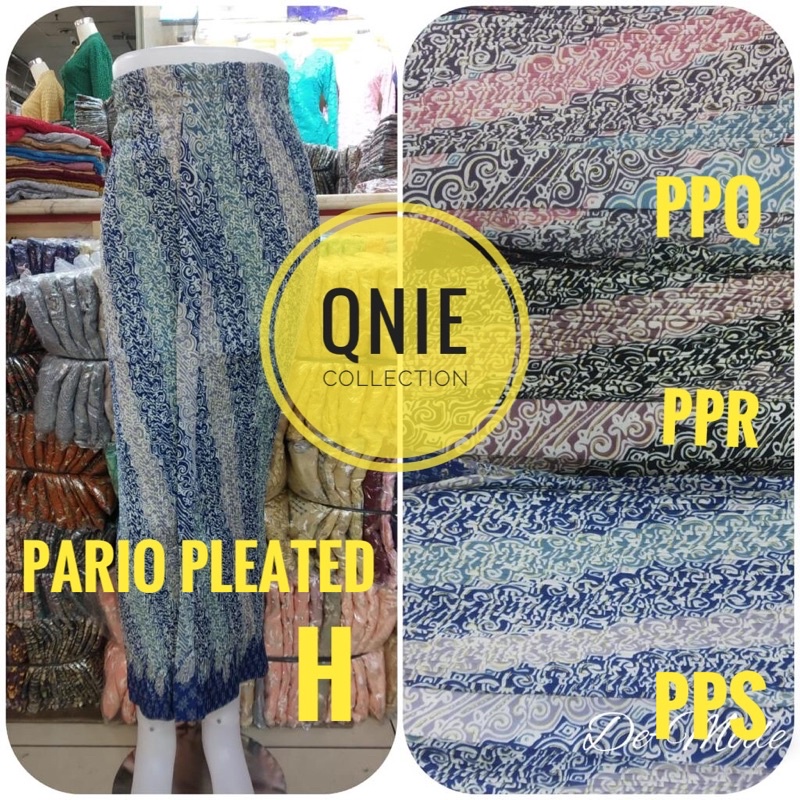 KAIN PARIO BATIK PLEATED DESIGN H ( Siap jahit ) | Shopee Malaysia