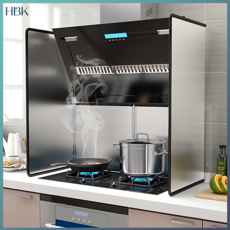 Thick kitchen oil baffle gas stove high temperature stainless steel oil ...