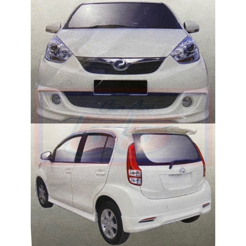 (PU) MYVI Elegance Front Side Rear Skirt Bodykit Myvi Lagi Best 1.3 ...