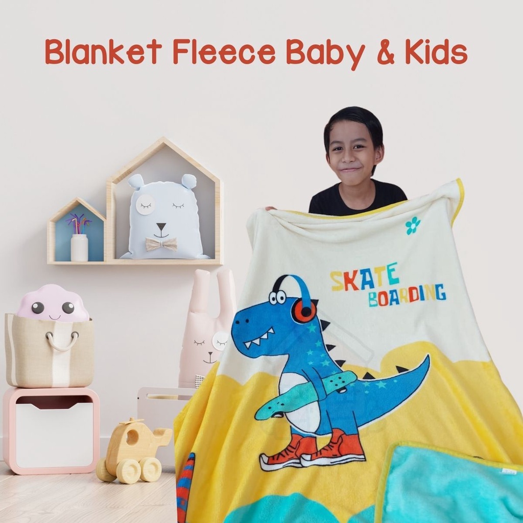 Selimut Fleece Kanak-kanak | Blanket Fleece Children Kids Cartoon 100 x ...
