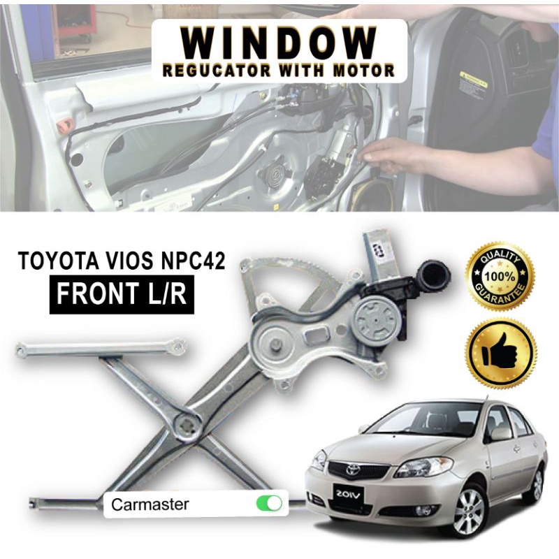 ORIGINAL Toyota Vios NCP42 Power Window Gear With Motor / Door Gear ...