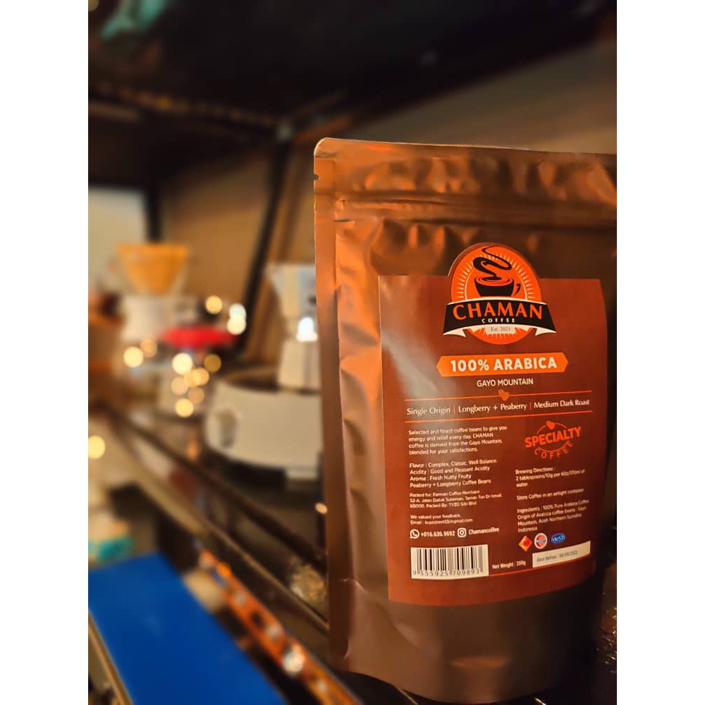 [Ready Stock - SPECIALTY COFFEE] CHAMAN COFFEE ARABICA SINGLE ORIGIN ...