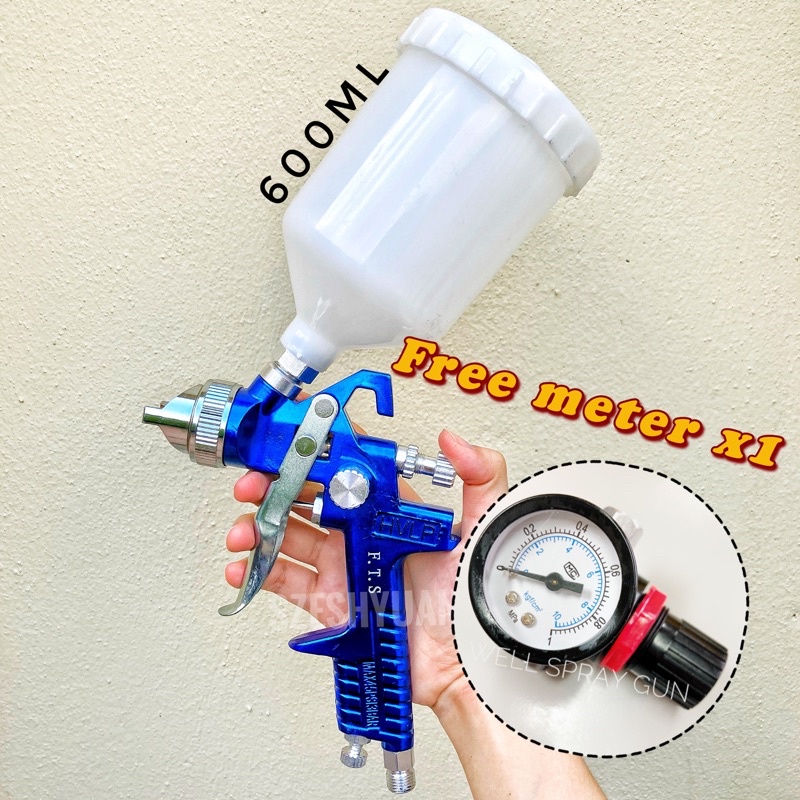 Spray gun 827 Gravity 1.4mm free air meter!! | Shopee Malaysia