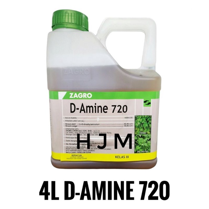 D-Amine 720 4 Liter 2 / Racun Keladi / Racun Amine | Shopee Malaysia