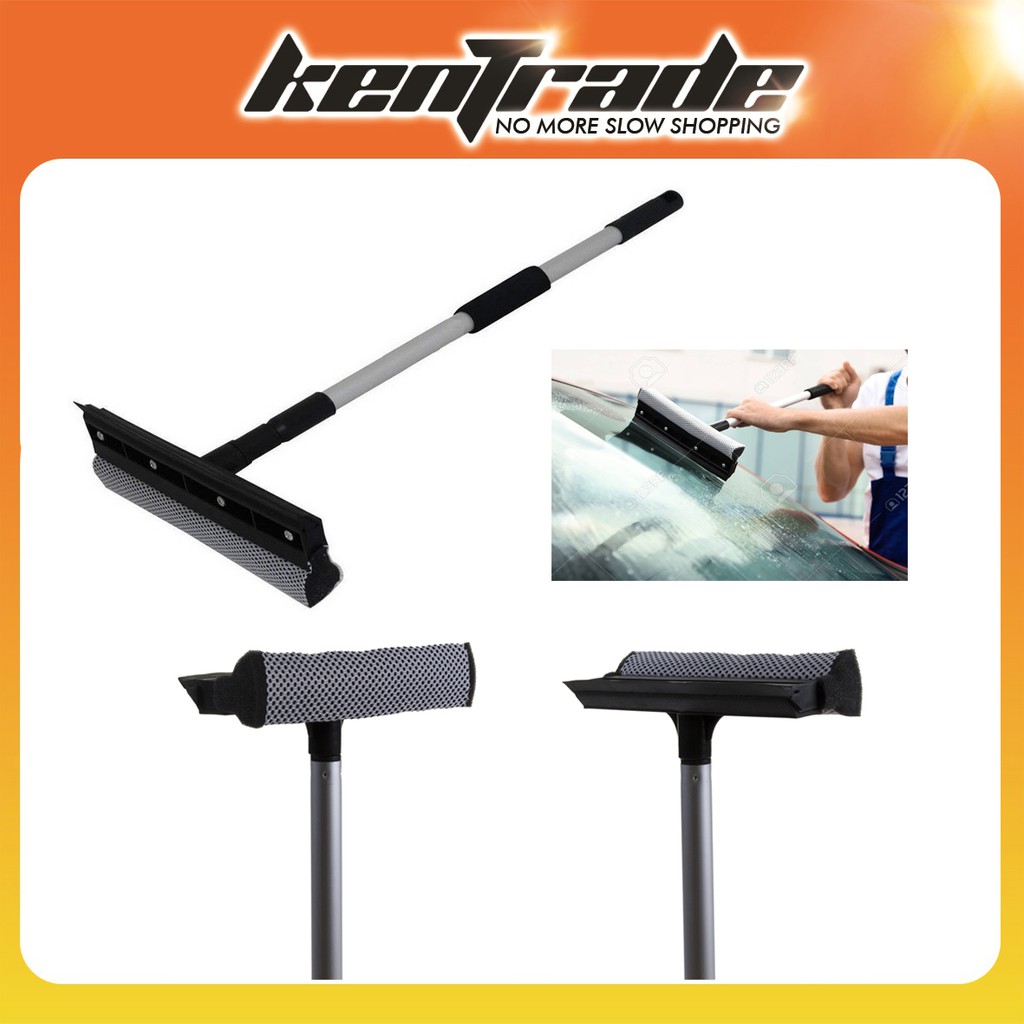 Cleaner 2 in 1 Car Glass Window Wiper Sponge With Adjustable Handle ...