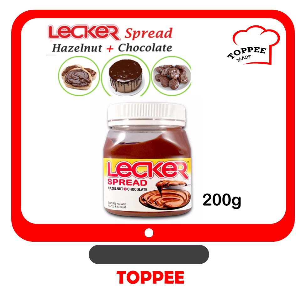 LECKER HAZELNUT CHOCOLATE SPREAD 200G | Shopee Malaysia