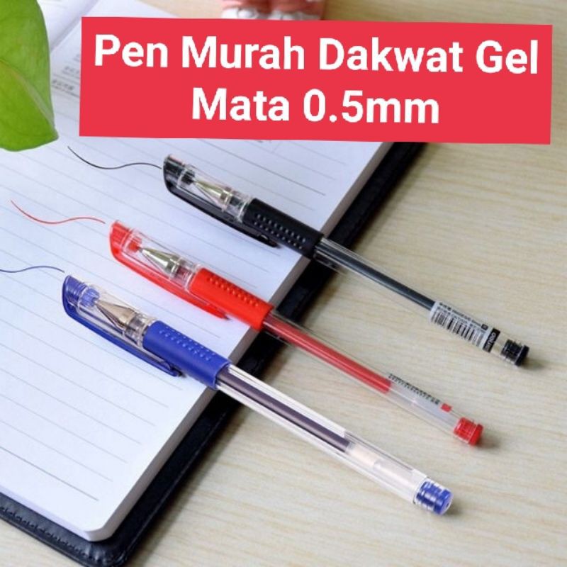 Refill And Gel Pen Mata 05mm Murah Shopee Malaysia