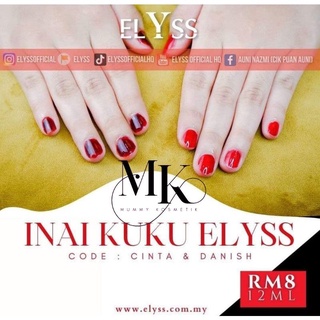 Inai Kuku Elyss 12ML | Inai Kuku cantik | Viral & Hot Picks | Inai Kuku ...