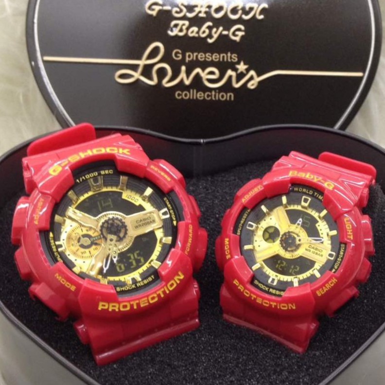 Special promo G Shock Couple Set GA-110 dual time rubber strap watch ...