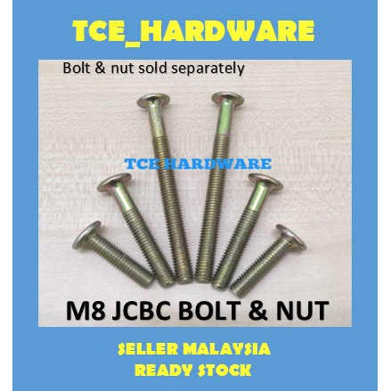 JCBC JCBB M8 Furniture Screw Bolt & Nut Barnel Nut T-Nut | Shopee Malaysia