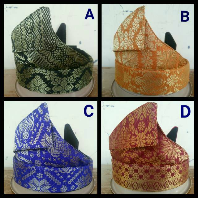 Tanjak Melayu Best Selling and Steady Siak / Riau Songket Material with ...