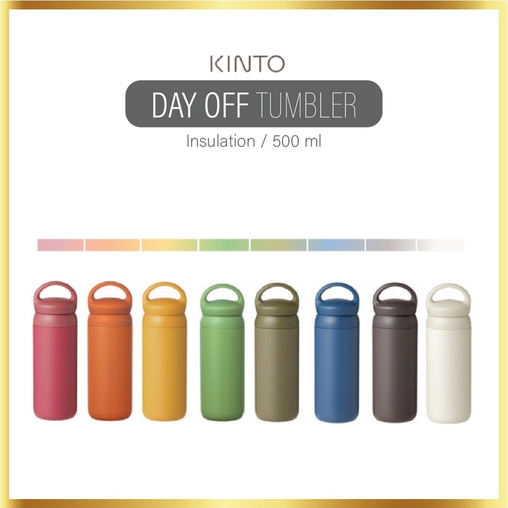 KINTO DAY OFF Tumbler 500ml Heat & Cold Insulation Stainless Steel 8 ...